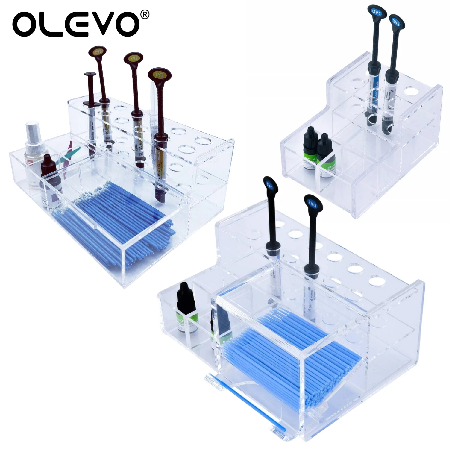 Dental-Resin-Composite-Syringe-Acrylic-Organizer-Holder-Applicator ...