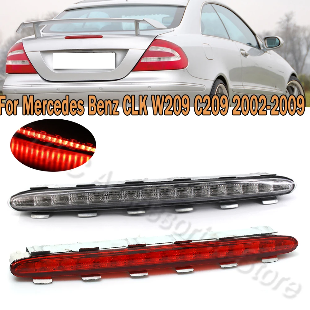 For-Car-LED-Rear-3RD-Third-Brake-Light-Signal-Lamp-Clear-Red-Shell-Fit ...
