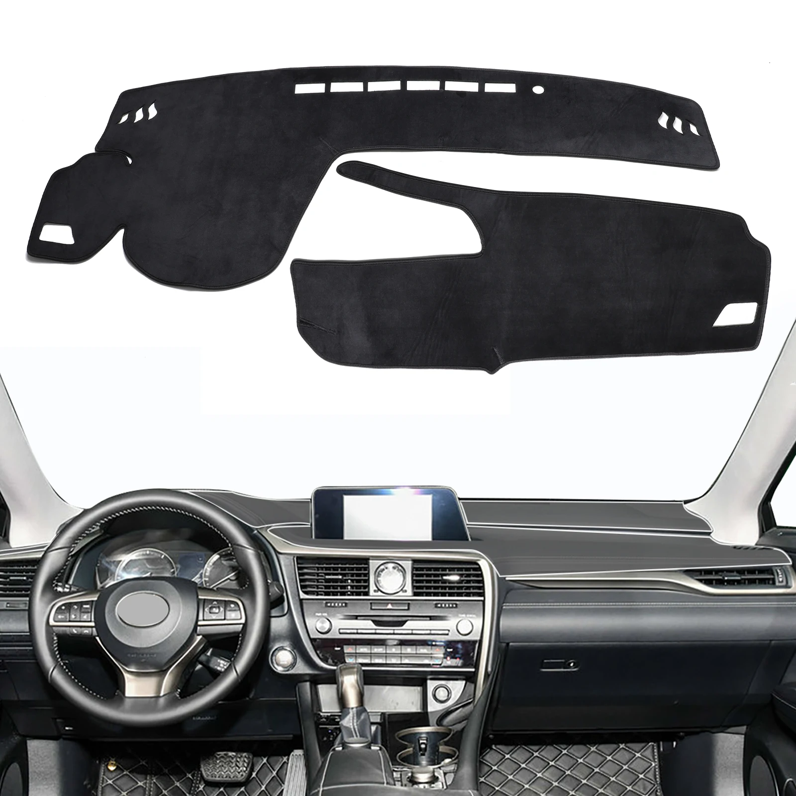 ZUNDUO-for-Lexus-RX-2016-2019-300-350-450-Dashmat-Dash-Mat-Anti-Slip ...