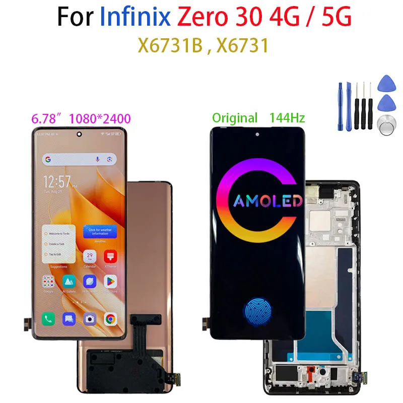 Original-AMOLED-For-Infinix-Zero30-Zero-30-4G-X6731B-LCD-Display-Screen ...