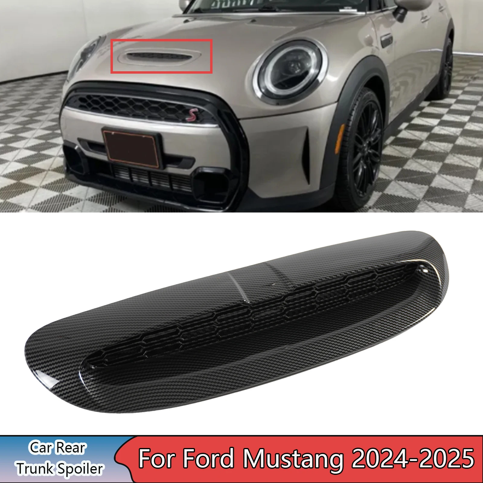 Capa dianteira capô colher ventilação capa para mini cooper s jcw f54 ...