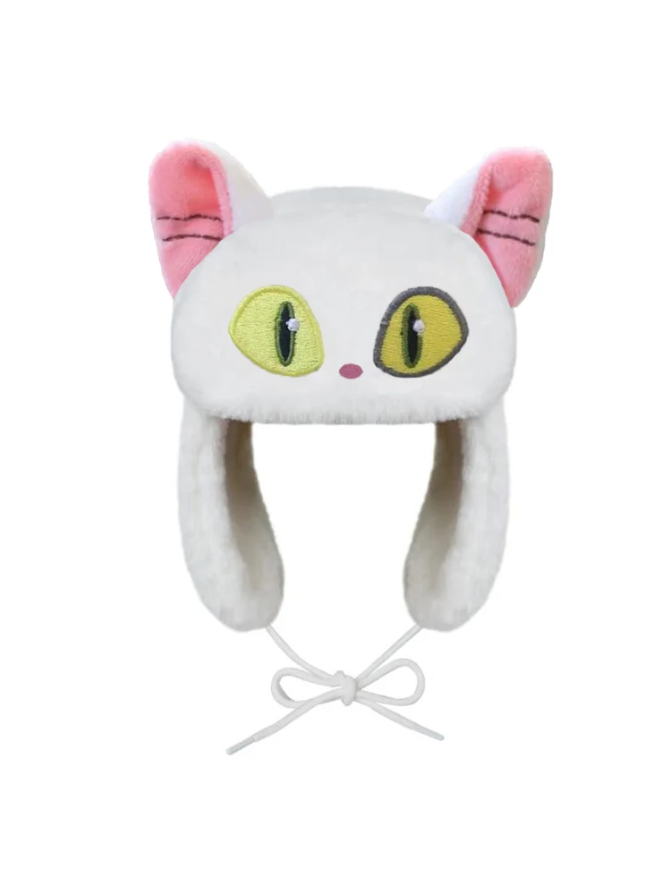 Winter-Warm-Ushanka-Women-Cute-Plush-Hat-Daijin-Cat-and-Sadaijin-Cats ...