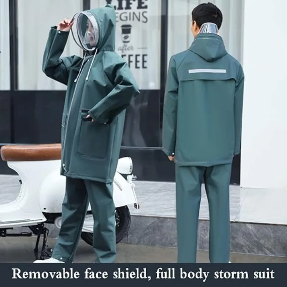 Raincoat-Rain-Jacket-Suit-Motorcycle-Riding-Outdoor-Waterproof ...