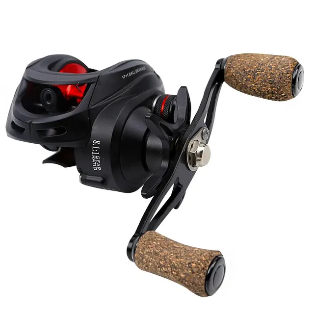 Baitcasting Remsysteem Reel 8Kg Max Drag Low Profile18BB High Speed ...