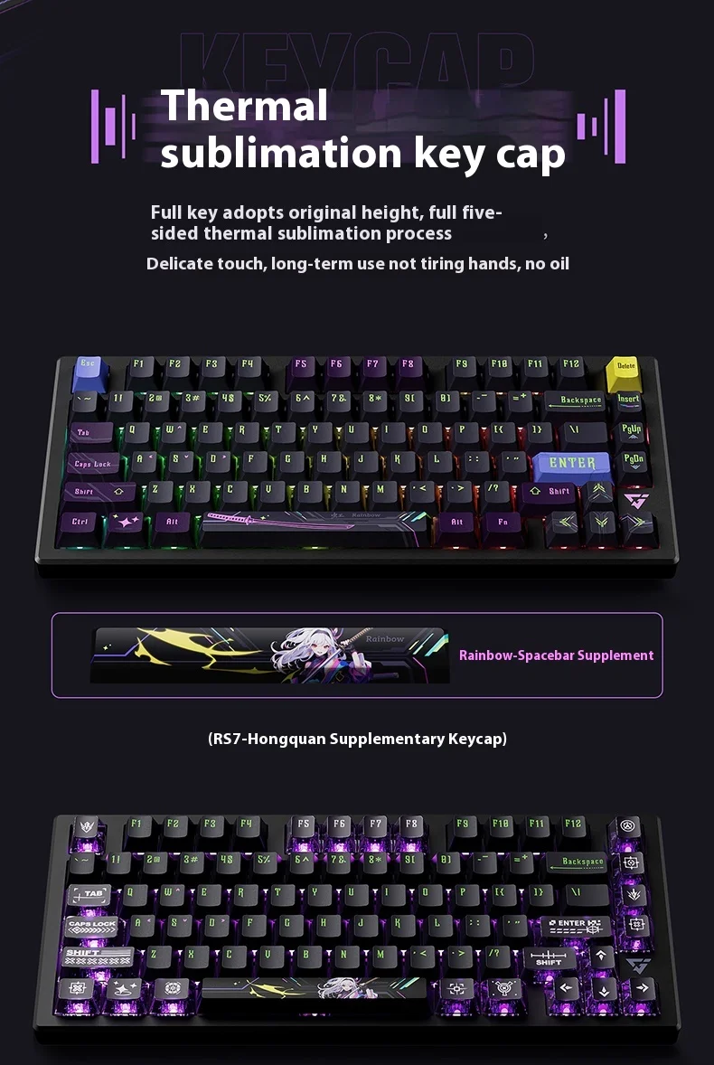 ATK RS7 Pro Keyboard - 8K Speed, Hall Effect, RGB Gaming Gear ...