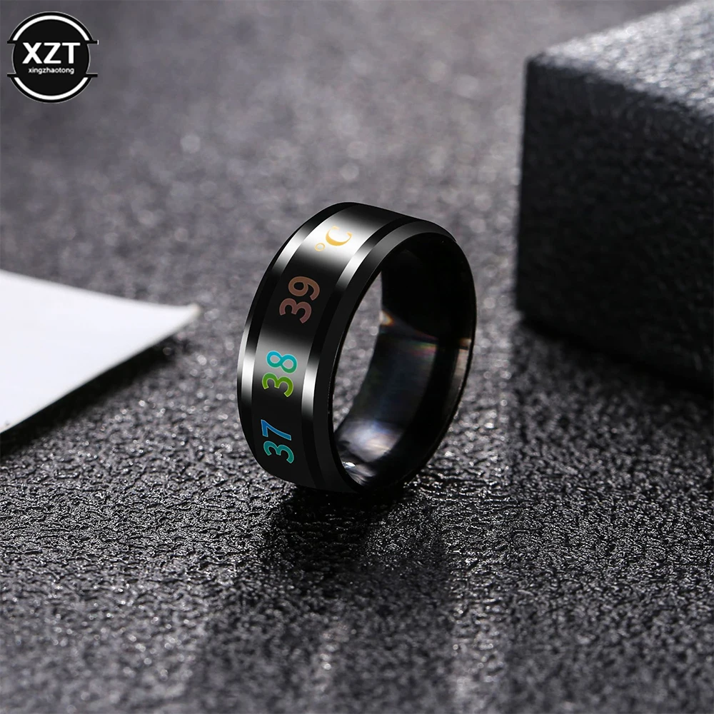 New-Temperature-Ring-Titanium-Steel-Emotion-Feeling-Intelligent ...