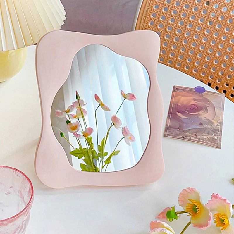 Kawaii-Decorative-Mirror-Irregular-Desktop-Makeup-Mirror-Creative ...