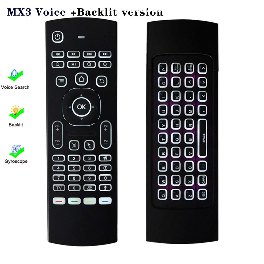 Backlit-MX3-Air-Mouse-Smart-Voice-Remote-Control-2-4G-Wireless-Keyboard ...
