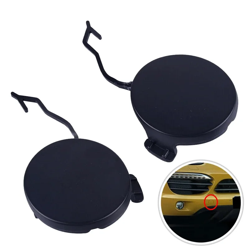 2pcs-For-Porsche-Cayenne-2011-2014-Front-Bumper-Tow-Hook-Eye-Cap-Cover ...