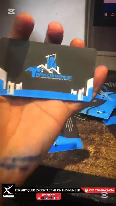 10 Single side Customized visiting cards Printing || UV Round Cutting ...