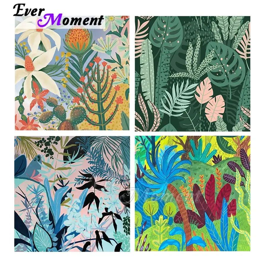 Ever-Moment-Diamond-Painting-Tree-Storage-Crafts-And-Sewing-Graffiti ...