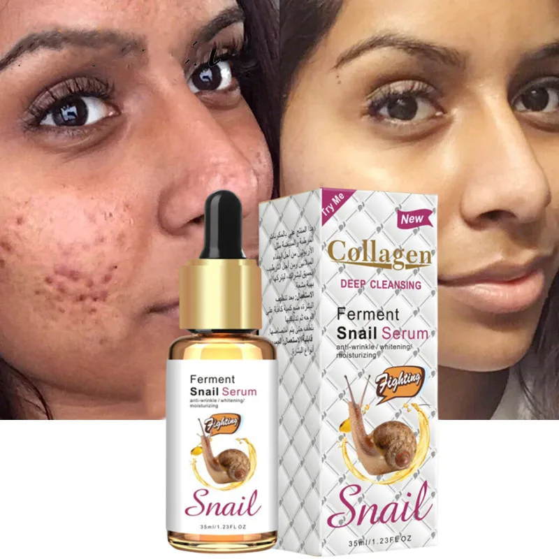 Snail-Collagen-Face-Essential-Oil-Anti-Aging-Whitening-Moisturizing ...