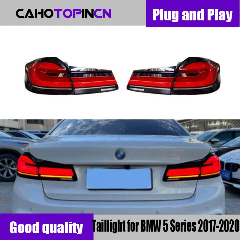 Car Rear taillights For BMW G30 G38 F90 2021 M5 525i 530i 535i 540i 2018 2020 LED Brake Tail ...