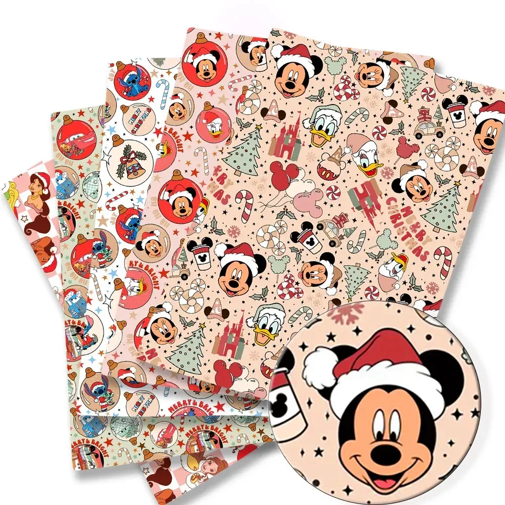 Christmas disney fabric 140x50CM Cartoon Polyester cotton fabric ...