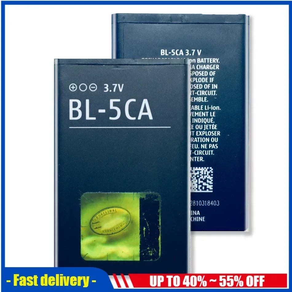 BL-5CA BL5CA Mobile Phone Batteries For Nokia 1200 2310 5130XM 7600 N70 ...