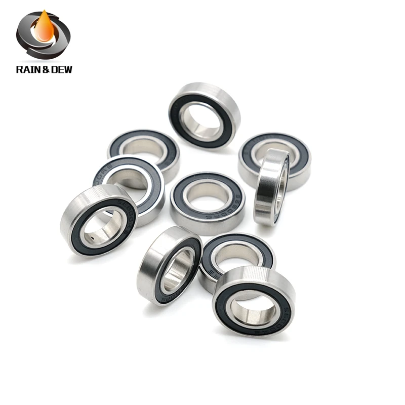 10pcs S6702-2rs 15x2x14 Mm Stainless Steel Ball Bearing 6702rs Ball ...