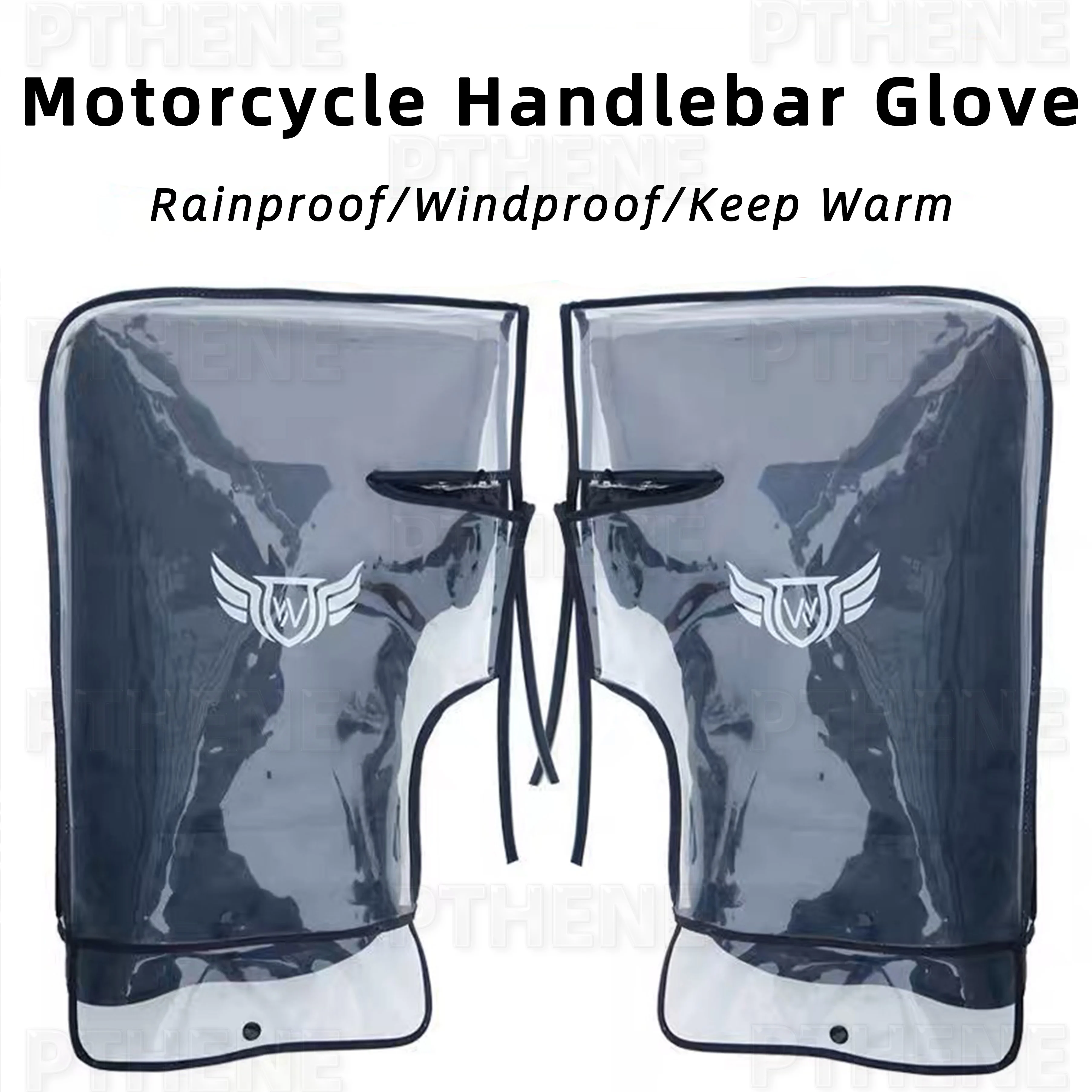 Pthene Motorcycle Scooter Bicycle Windproof Rainproof Winter Keep Warm ...