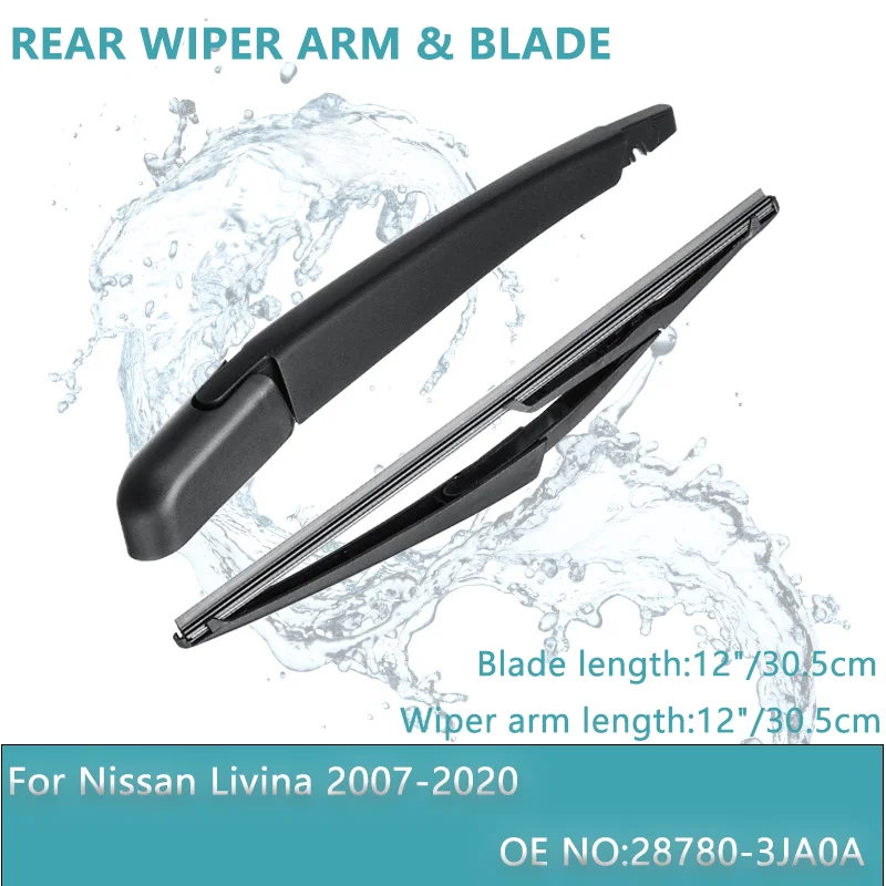 Rear Back Windshield Wiper Blade Arm Set for Nissan Juke for Nissan ...