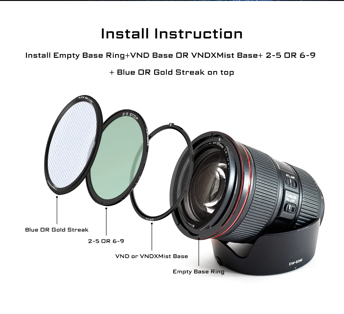 Freewell Magnetic Vnd Blue & Gold Streak Filters(works Only With ...