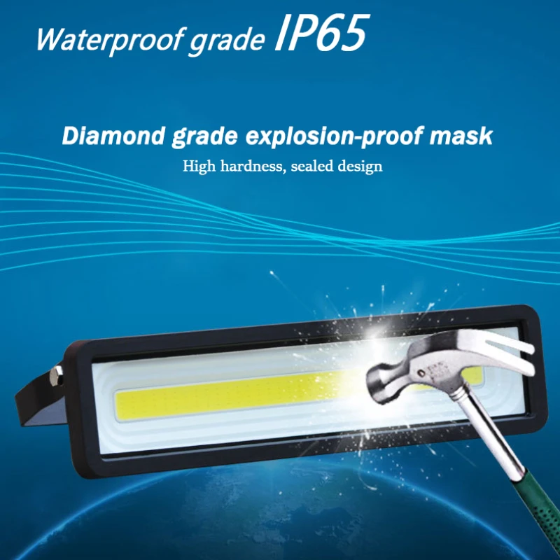 50W-220V-LED-Floodlight-Outdoor-Waterproof-IP65-Landscape-Residential ...