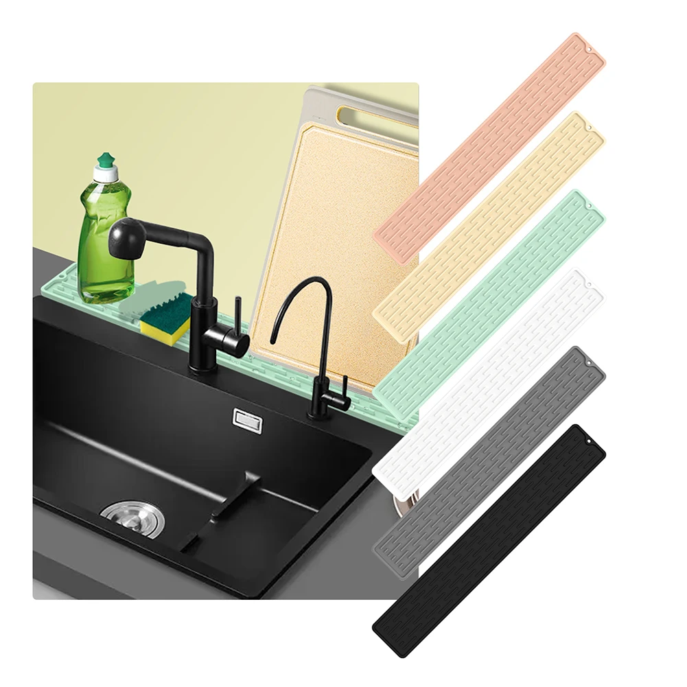 Drip Protection Pads Waterproof Cleaning Faucet Water Catcher Mat Heat ...