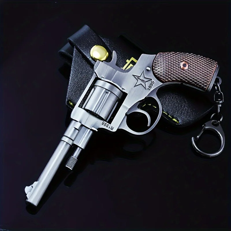 LLavero-de-modelo-de-pistola-Revolver-juego-de-aleaci-n-de-Zinc-juguete ...