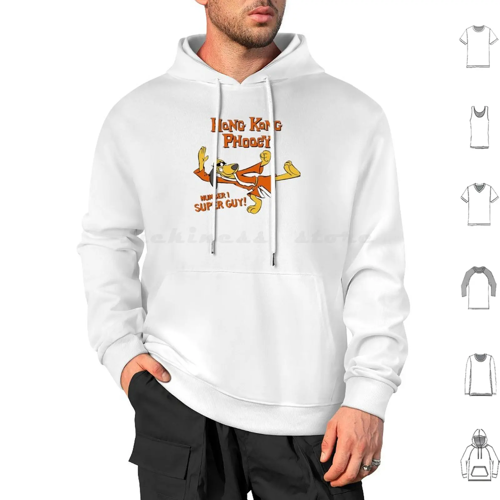 Phooey Super One Hoodie Cotton Long Sleeve Cartoon Dog Phooey Penned ...