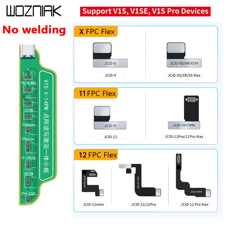 JC Tag on Flex Cable Face ID, reparación sin eliminación FPC para ...