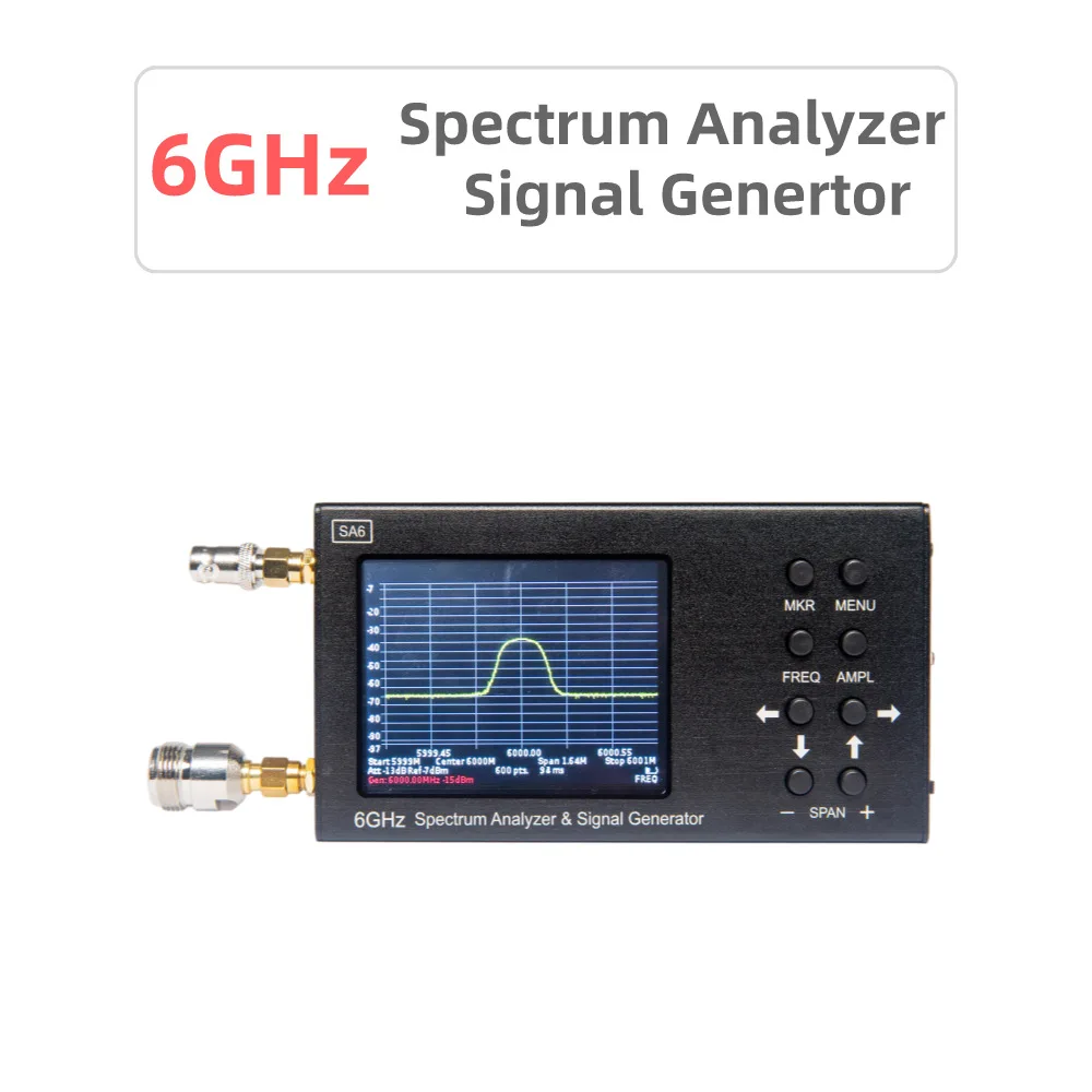 SA6 6GHz Spectrum Analyzer & Signal Genertor TO, 2G, 3G, 4G, LTE, CDMA ...