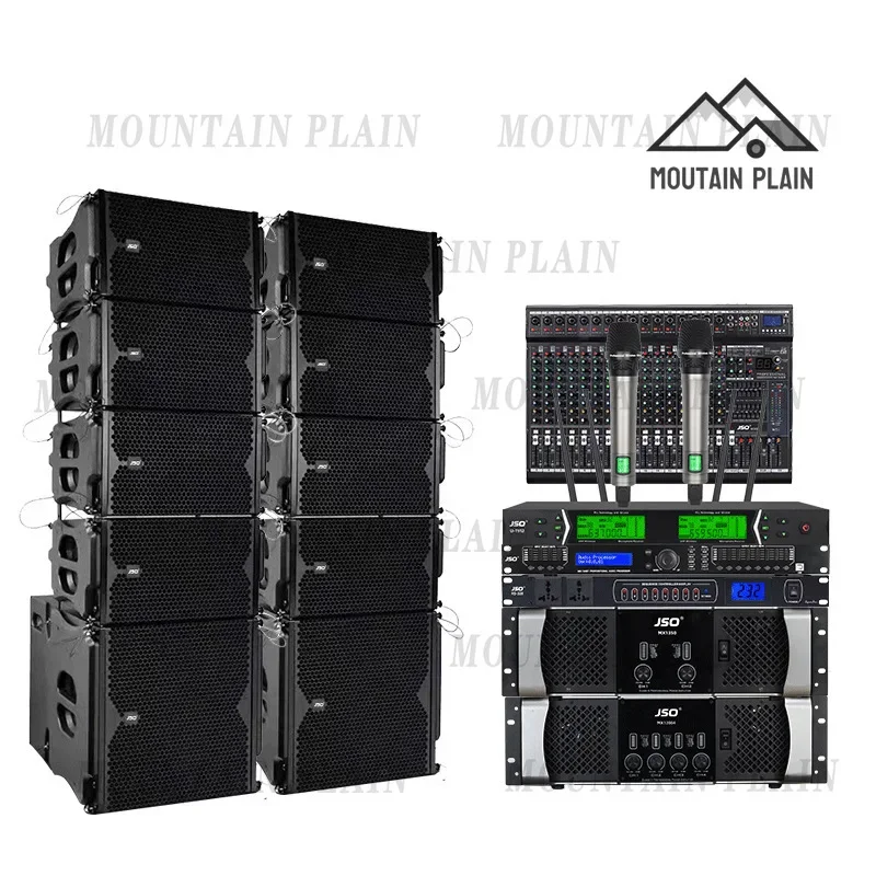 Double-8-inch-8-2-Large-scale-Performance-Outdoor-Line-Array-Audio-Set ...