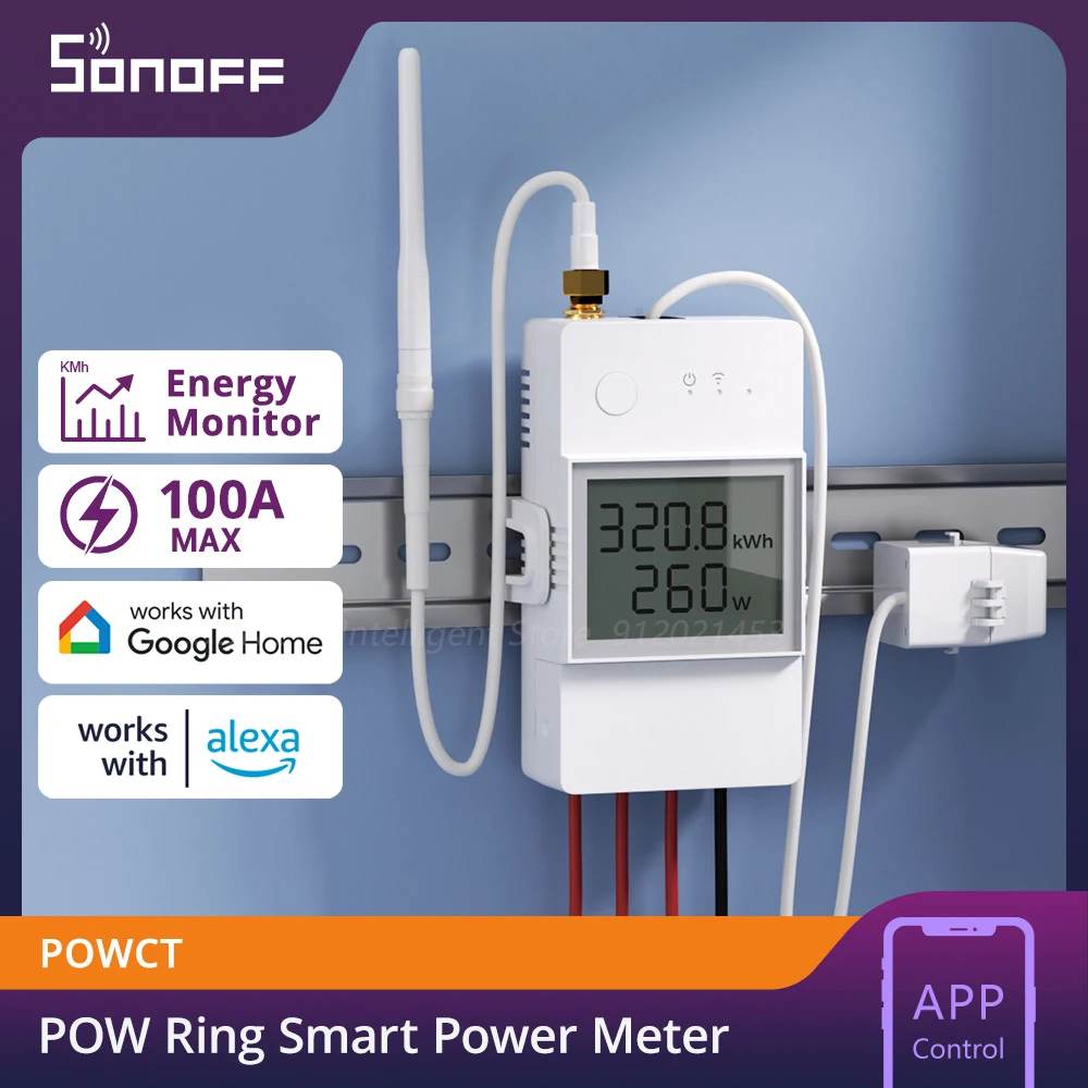 SONOFF-POWCT-WiFi-POW-Ring-Smart-Power-Meter-Switch-100A-Energy-Monitor ...