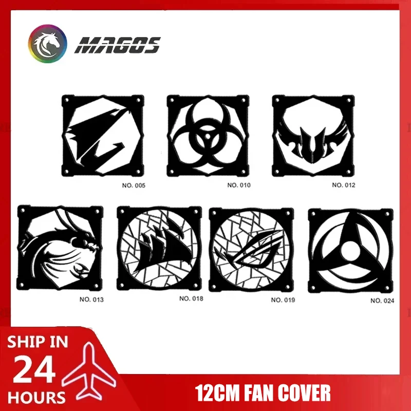 New DIY Fan Protective Net Cover 120MM Acrylic Cover Use For 12cm ...