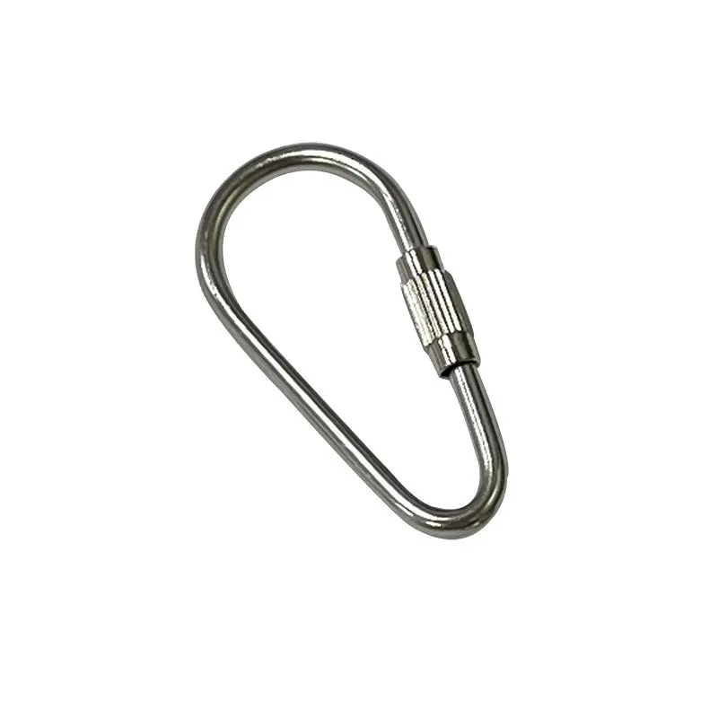 Locking-Carabiner-Keychain-Mini-Hooks-Backpack-Climbing-Clips-Keyring ...