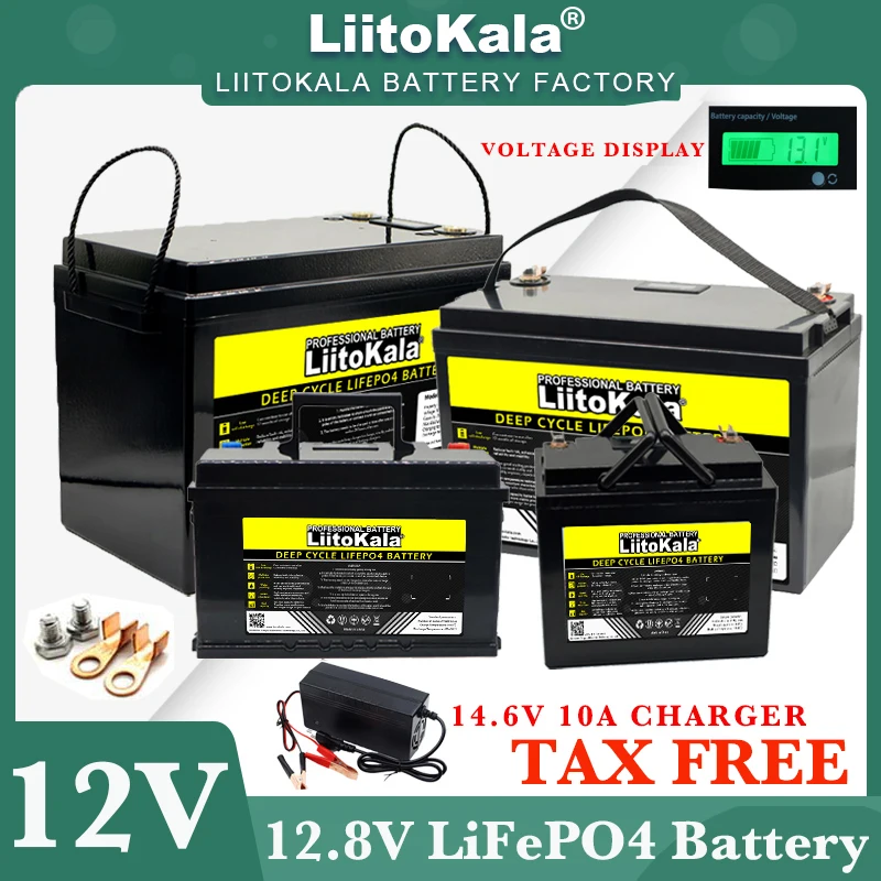 LiitoKala-12V-310ah-280ah-120AH-60ah-LiFePO4-Battery-12-8V-Lithium-Iron ...