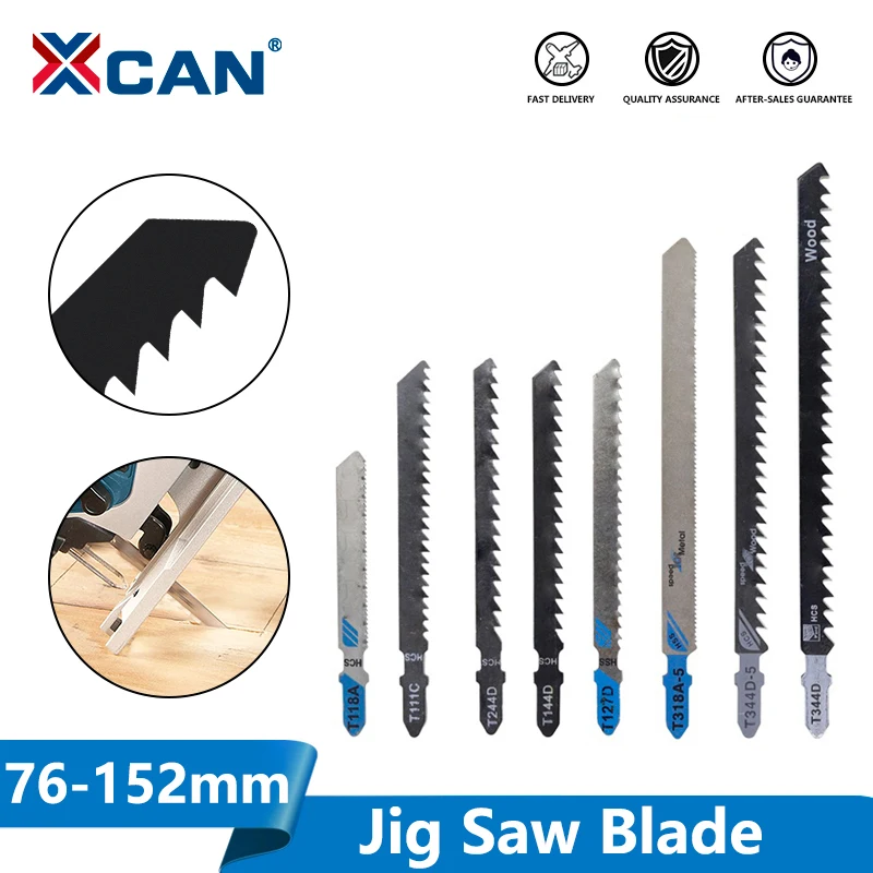 XCAN T Shank Saw Blade 5pcs T111C T118A T127D T144D T244D T318A T344D ...