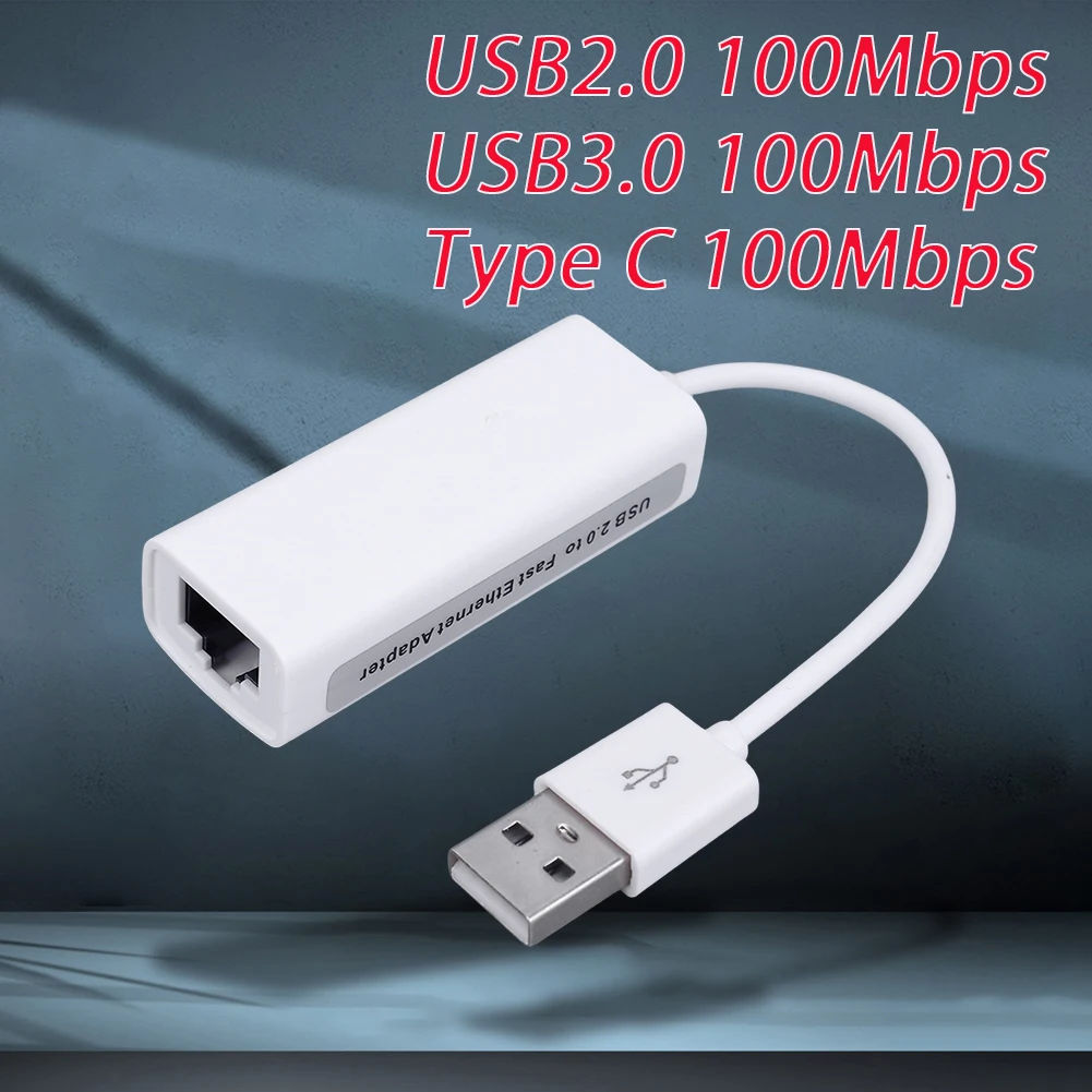 Adaptador-Ethernet-USB-para-Laptop-100Mbps-PC-Internet-USB-Tipo-C ...