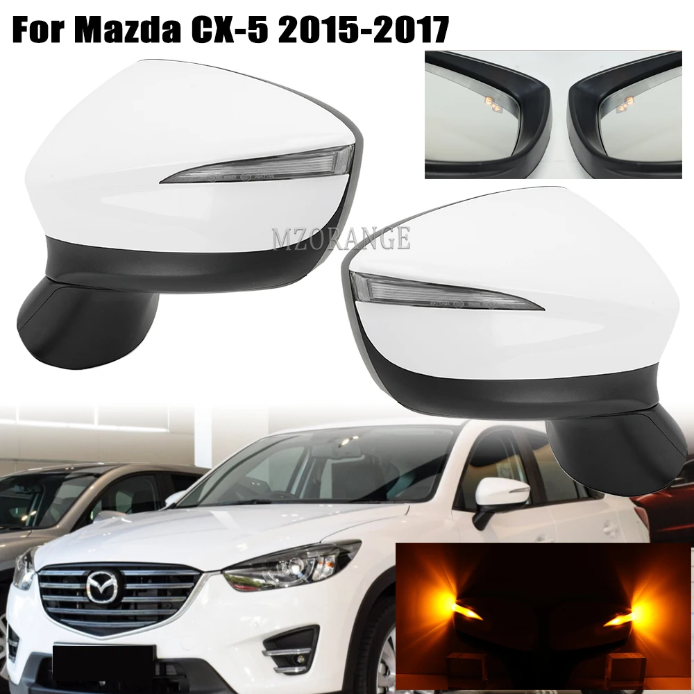 9pins-Side-Mirror-For-Mazda-CX-5-2015-2016-rearview-mirror-heated-glass ...