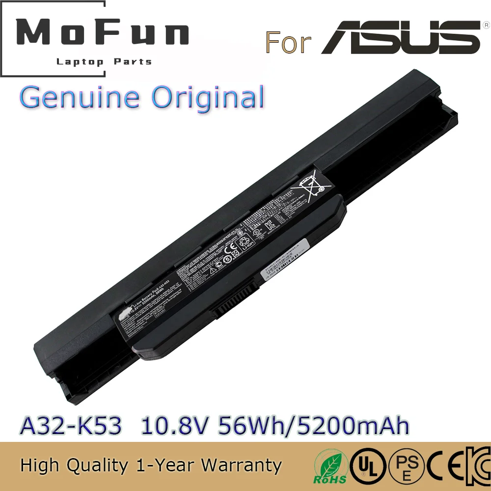 Brand-New-Original-A32-K53-10-8V-5200mAh-Laptop-Battery-for-Asus-A43SV ...
