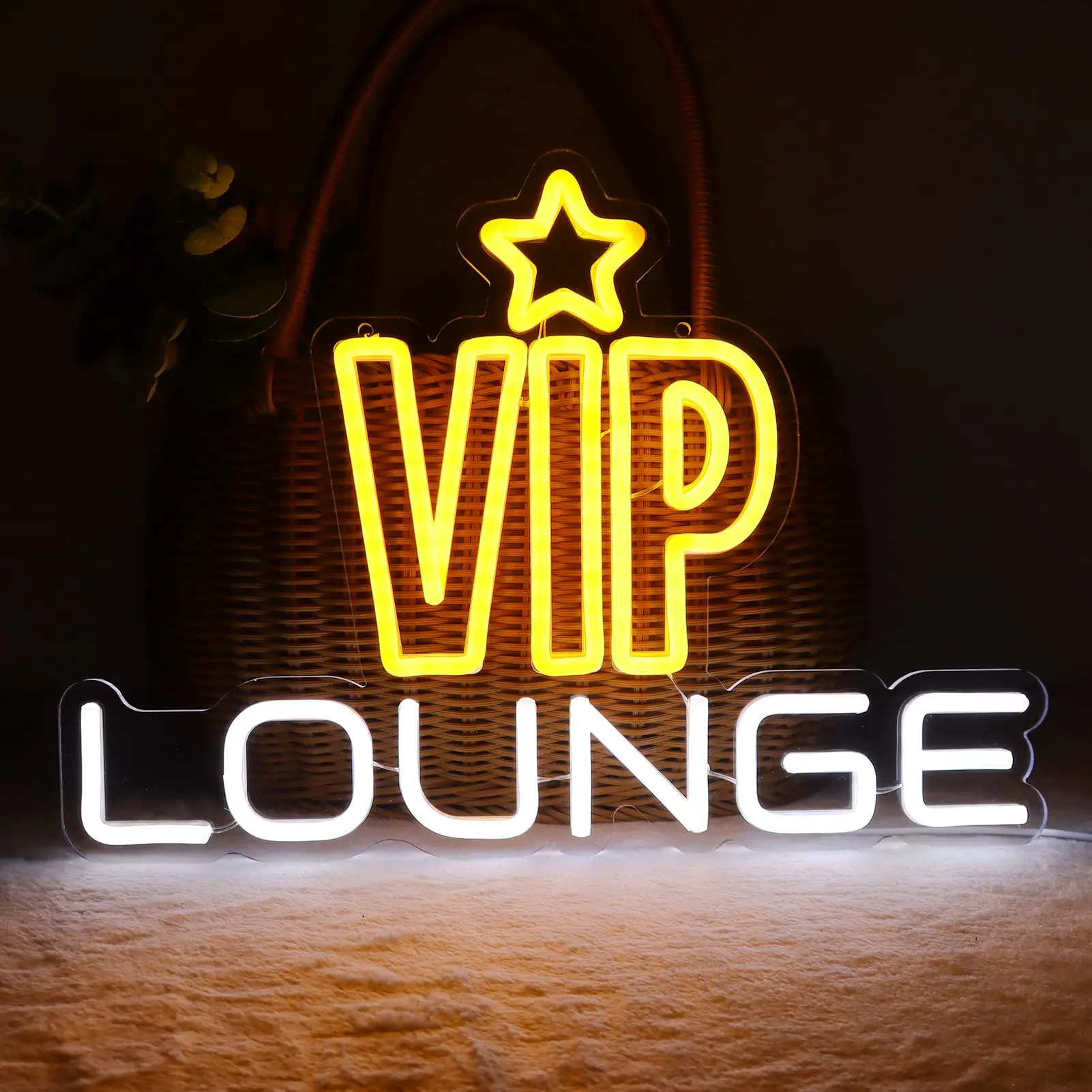 Neon-sign-for-wall-decoration-USB-powered-VIP-neon-sign-room-decoration ...