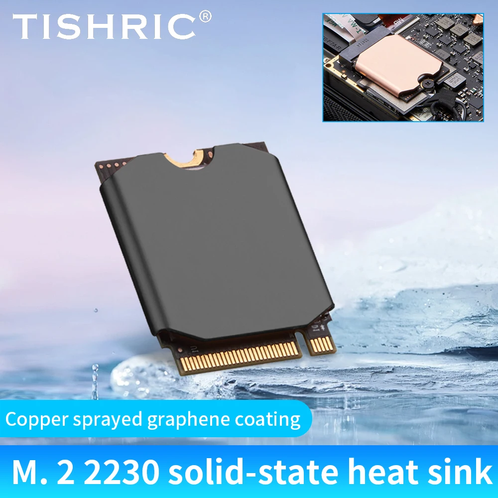 TISHRIC-M-2-SSD-Heatsink-M2-2230-NVME-NGFF-Solid-State-Disk-Pure-Copper ...