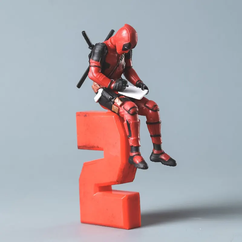 Figura de acción en miniatura de Disney Anime Deadpool 2 X-Men, modelo ...