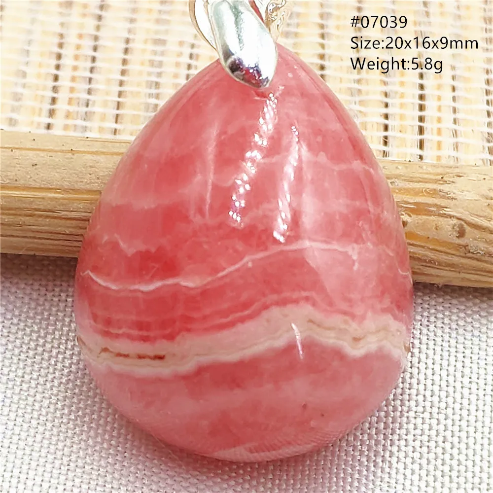 Colgante-de-Rodocrosita-roja-Natural-collar-de-Rodocrosita-rosa-cuentas ...