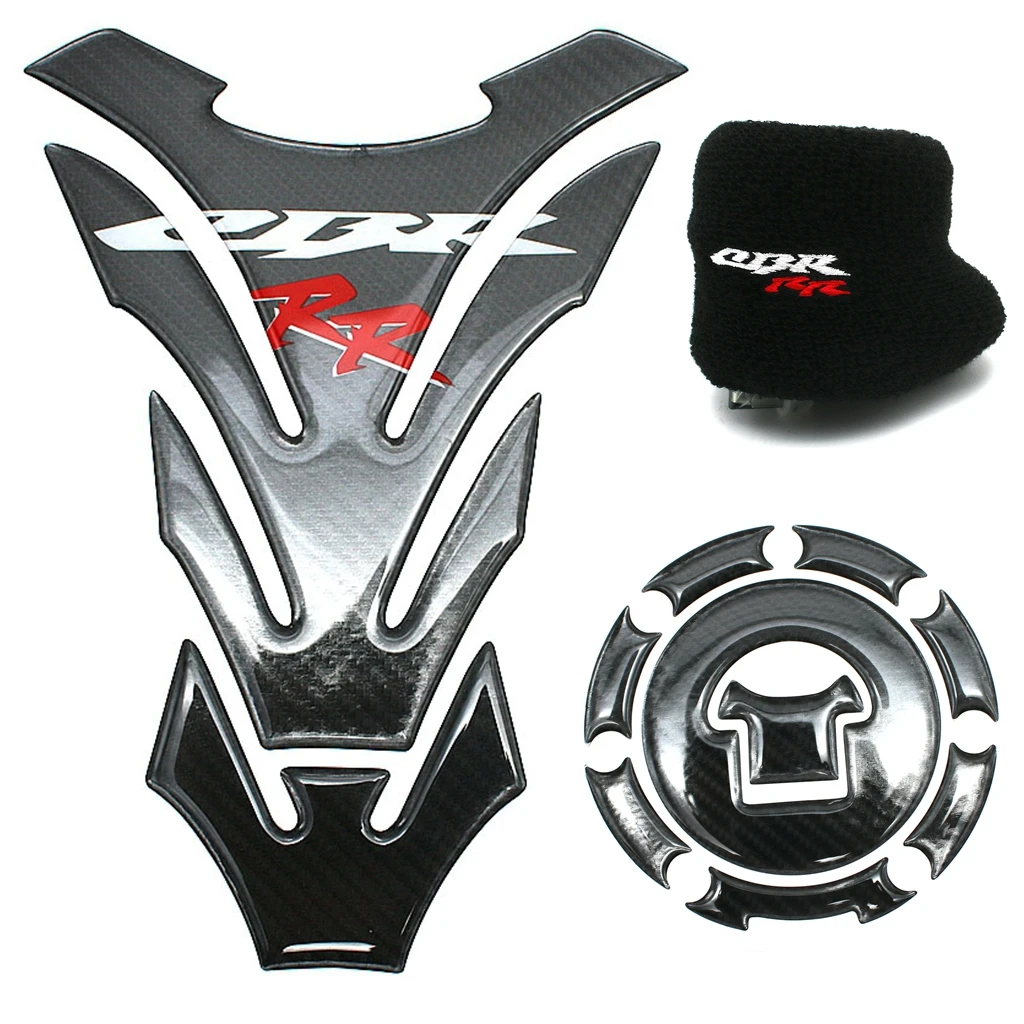 Motorcycle-Carbon-Fiber-Gas-Fuel-Tank-Cap-Sticker-Tank-Protector-Pad ...