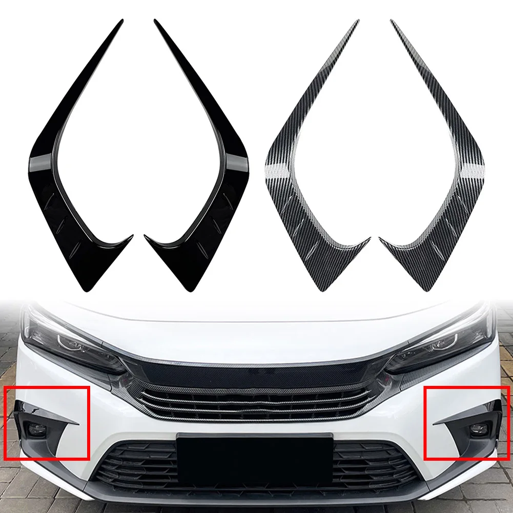 1-Pair-Car-Front-Bumper-Fog-Light-Splitter-Lip-Spoiler-Cover-Decoration ...