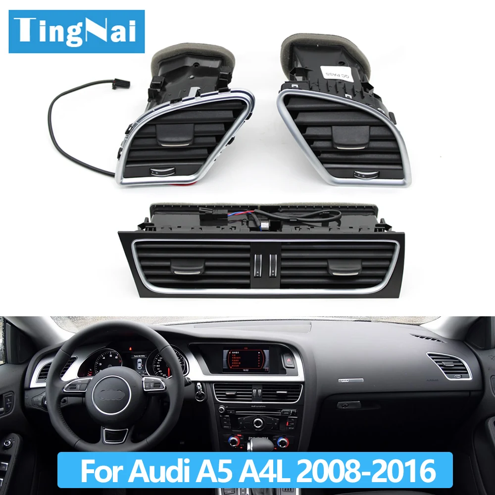 LHD Car Front Dashboard Middle Left Right AC Vent Outlet Grille ...