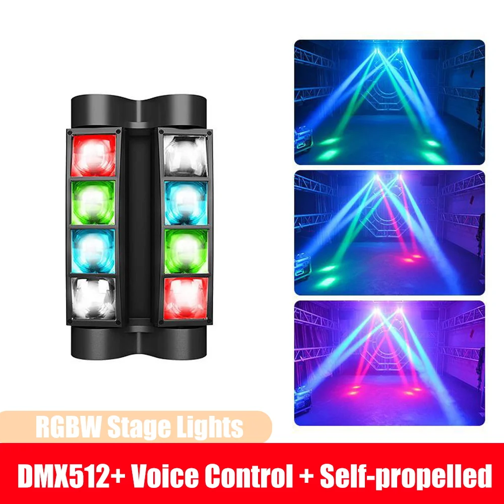 LED-professional-stage-lights-DMX-sound-control-self-walking-DJ-family ...