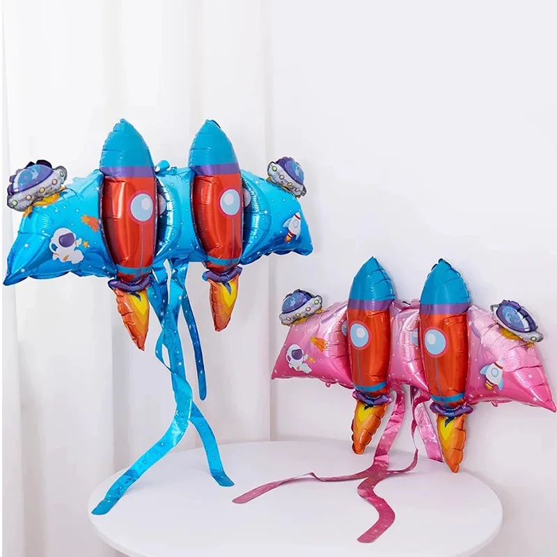 Aviation-themed-series-rocket-with-wings-aluminum-foil-balloons ...