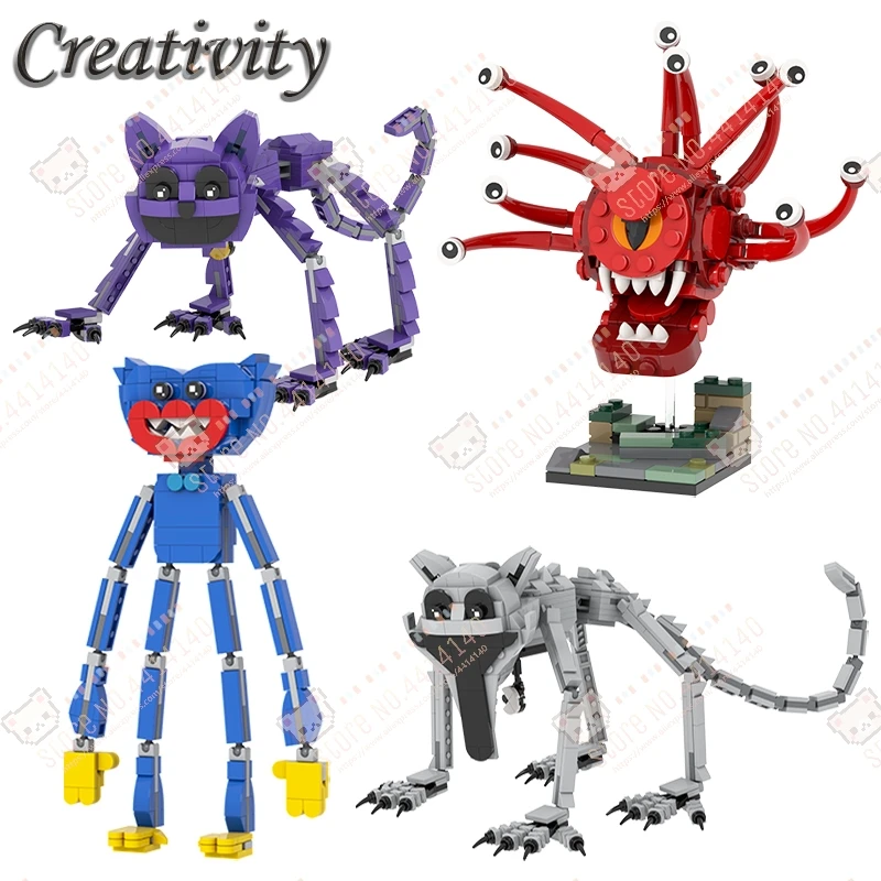 Creative-Series-Horror-Game-Character-Building-Blocks-DIY-Poppy-Catnap ...