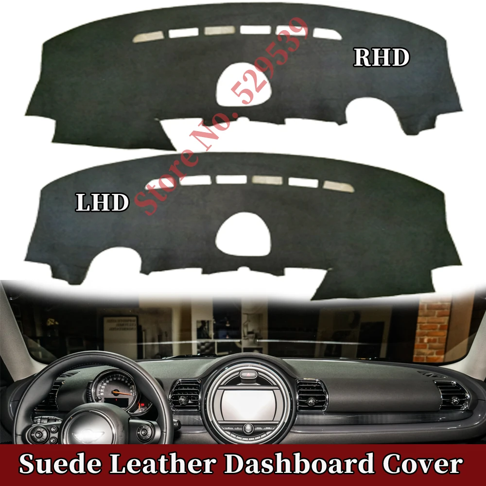Car-styling Suede Leather Dashmat Dashboard Cover Dash Mat Accessories ...