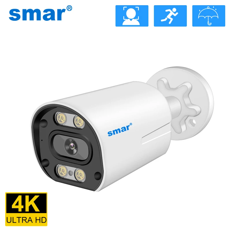 Smar-8MP-4K-POE-IP-Camera-Microphone-Built-in-Outdoor-Waterproof ...